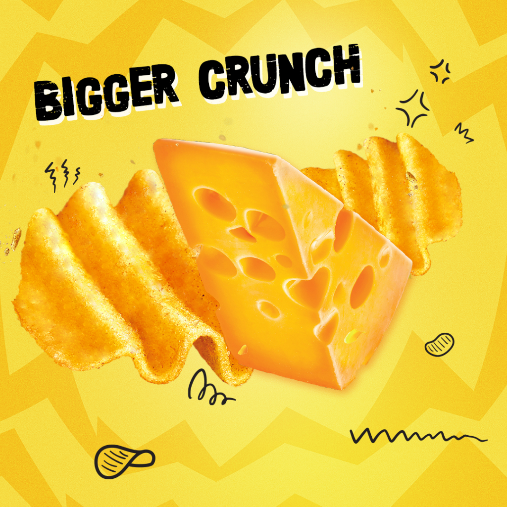 Lay's Double Crunch Extra Cheese Potato Chips 170g | Shopee Philippines