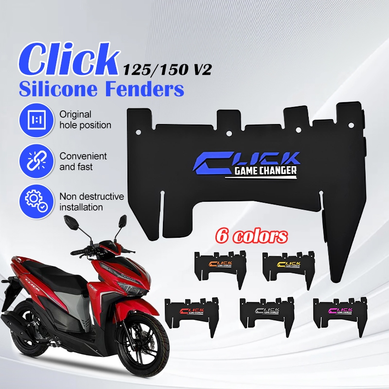 Motorcycle Mud Flaps Cover HONDA CLICK V2 GAME CHANGER ONLY Silicone ...