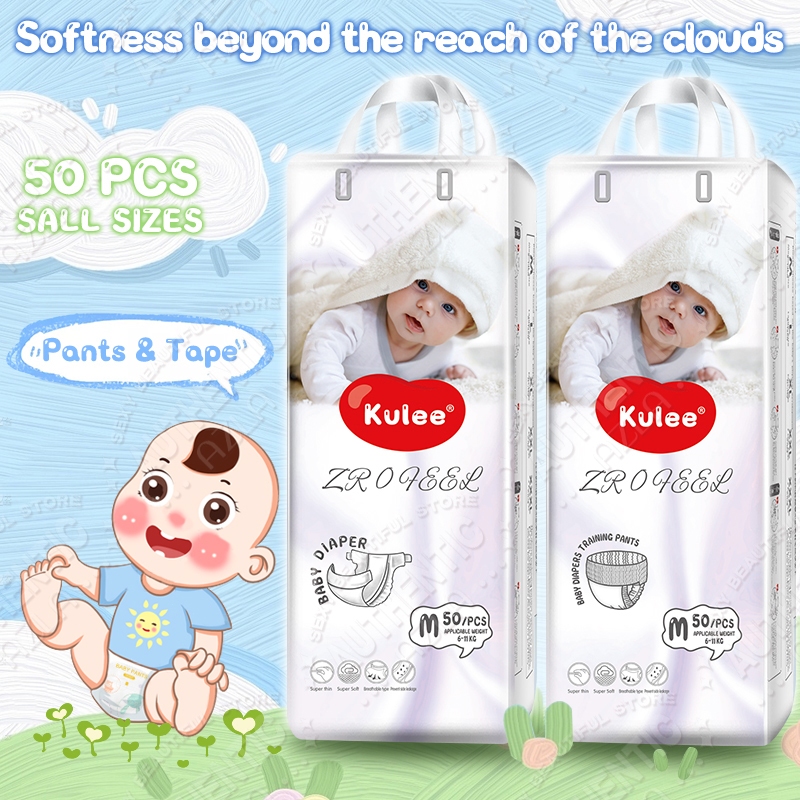 Kulee Diaper for Baby Unisex Ultra Thin and Dry Breathable Diapers Pull ...