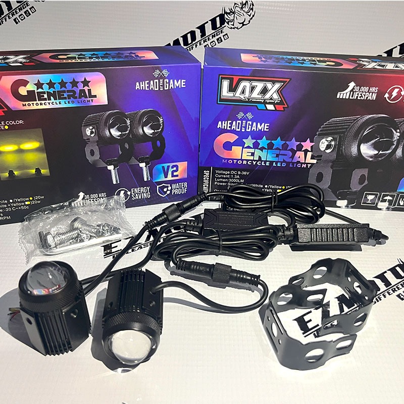 Mini Driving Light V2, 4Wires LAZX (Set Included) | Shopee Philippines