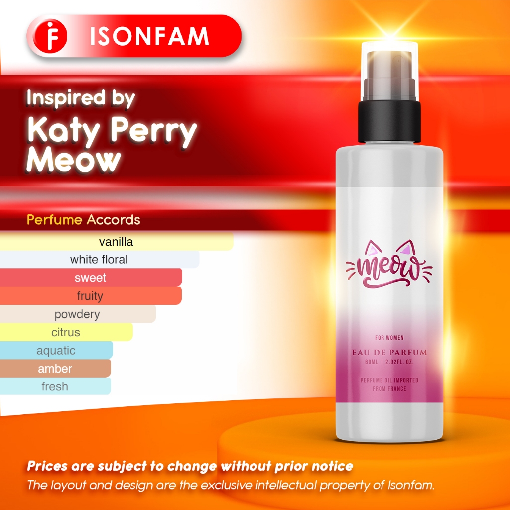 MEOW SCENT Perfume Inspired Scent Oilbase LongLasting 85ml Bottle ...