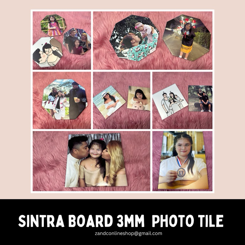 PERSONALIZED PHOTO TILE - SINTRA BOARD 3mm | Shopee Philippines