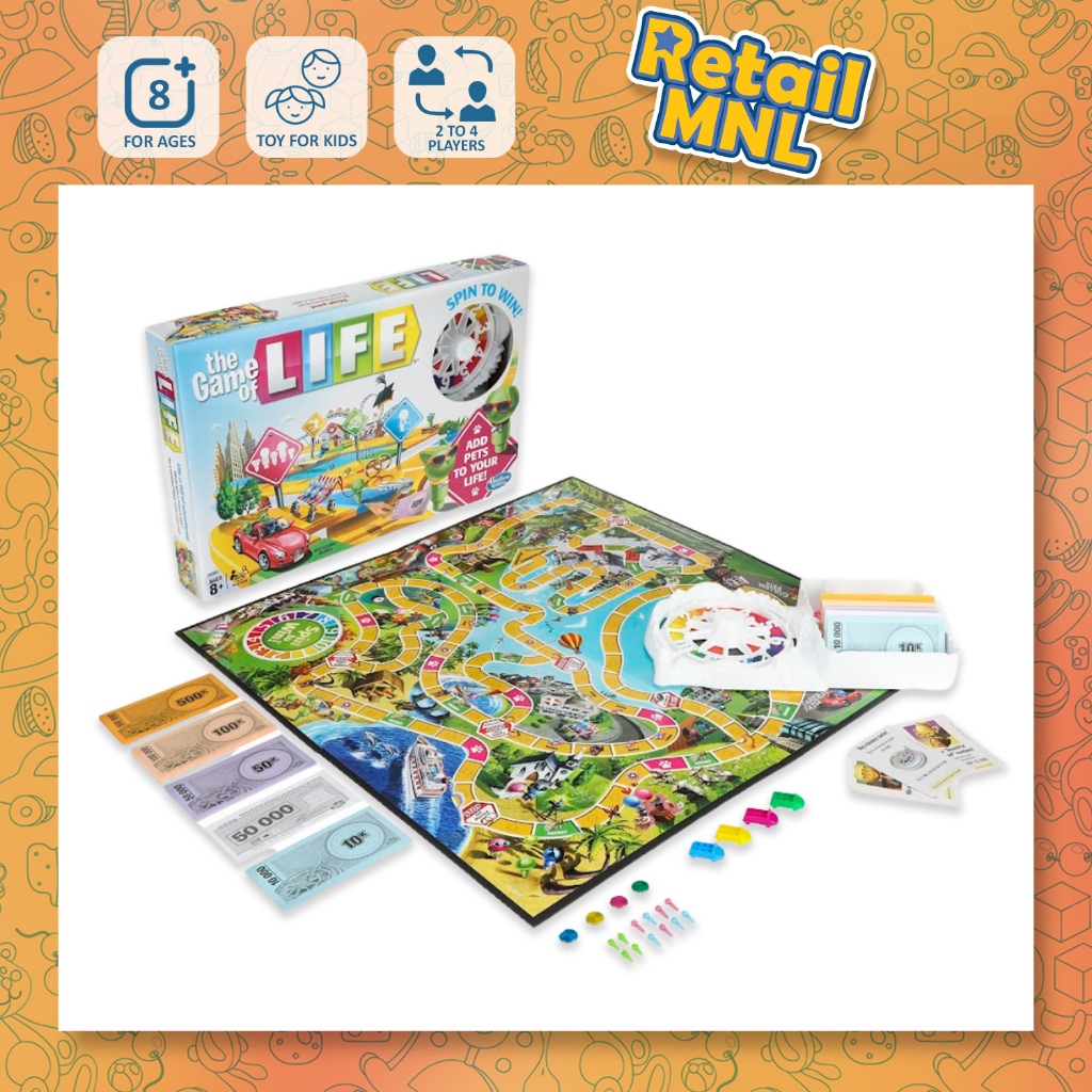 Retailmnl The Game of LIFE Board Games Kids Toys | Shopee Philippines