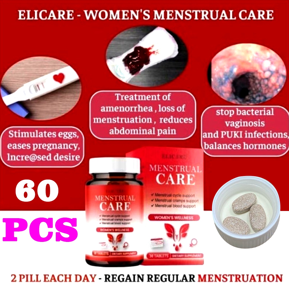 COD ELICARE MENSTRUAL CARE 30 TABLETS | Shopee Philippines
