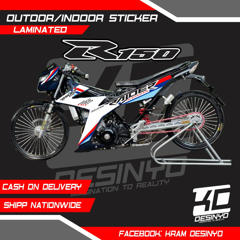 RAIDER 150FI STICKER BMW EDITION | Shopee Philippines