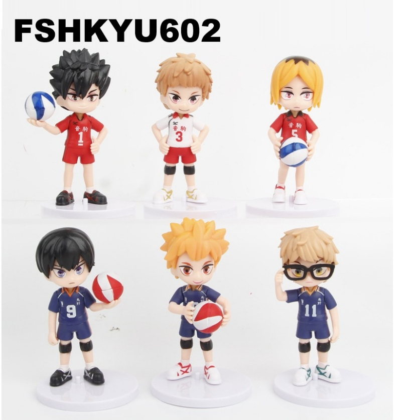 FIGURE SET HAIKYU SET B 6IN1 FSHKYU602 (7-9 CM) | Shopee Philippines