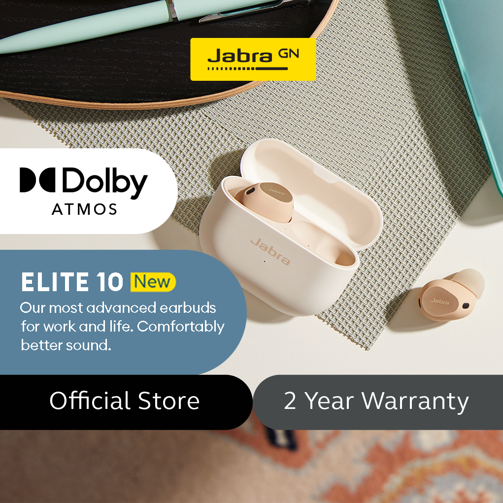 Jabra Elite 10 True Wireless Earbuds – Most Advanced Earbuds for Work ...