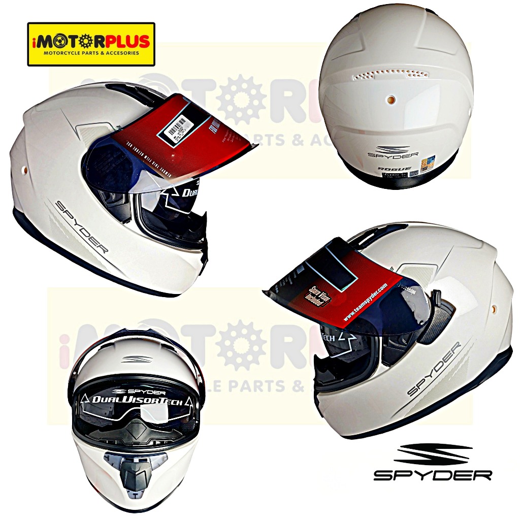 SPYDER ROUGE PD ARCTIC WHITE LARGE | Shopee Philippines