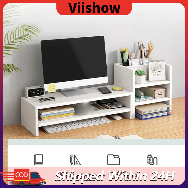 Monitor Stand Computer Screen Increased Shelf Computer Rack Desktop ...