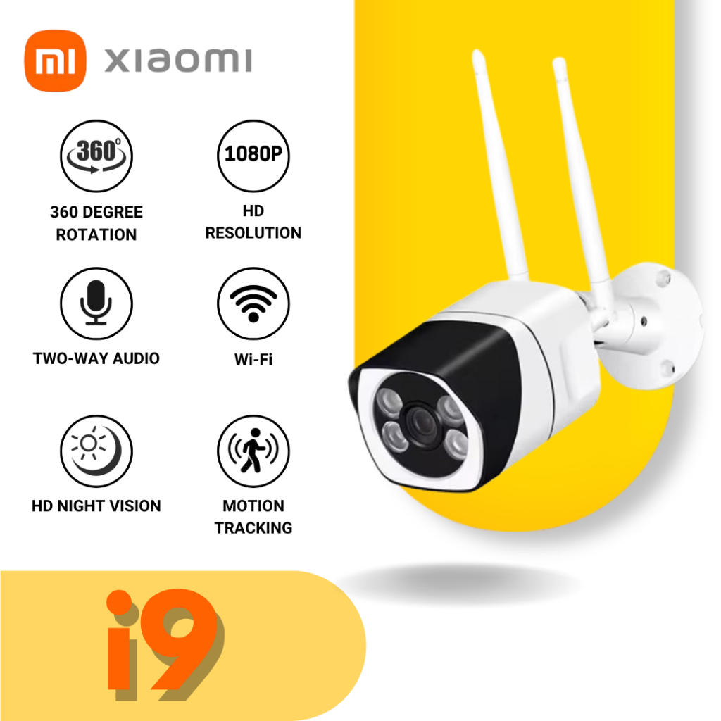 Xiaomi Wireless CCTV Camera i9 | HD 1080p |180°Wide Angle | Waterproof ...