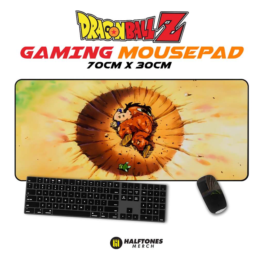 Extended Gaming Mouse Pad / Deskmat - YAMCHA DEATH POSE - 70cm X 30cm ...