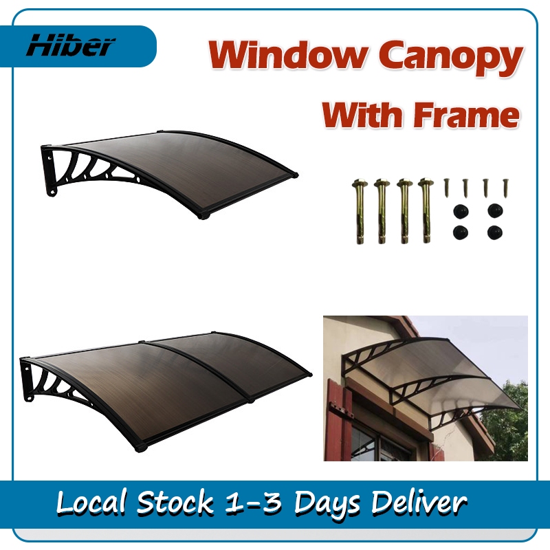 Awning Canopy With Frame Multipurpose Door Windows balcony Rain Cover ...