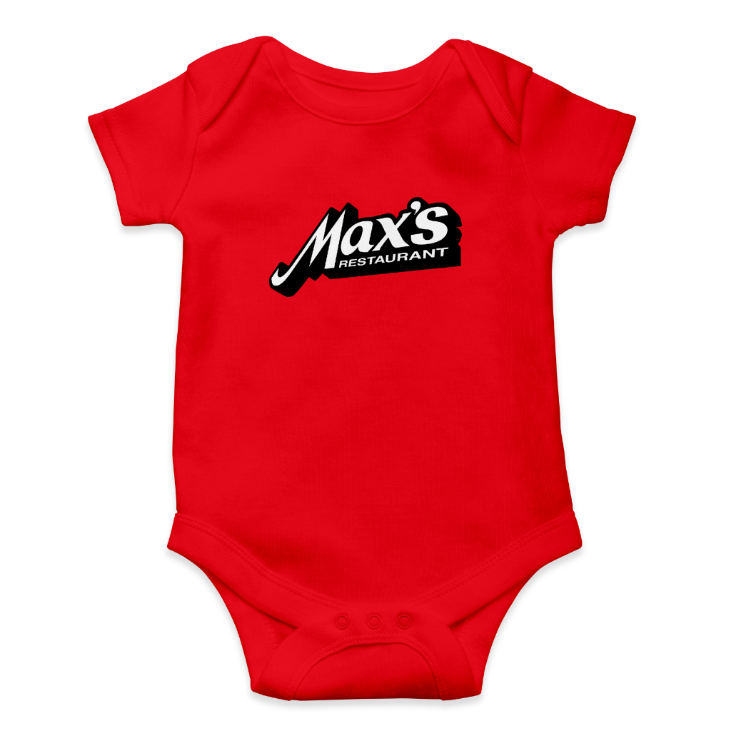 MAD POTATO Max’s Restaurant Fast Food Themed Baby Onesis Romper Unisex ...