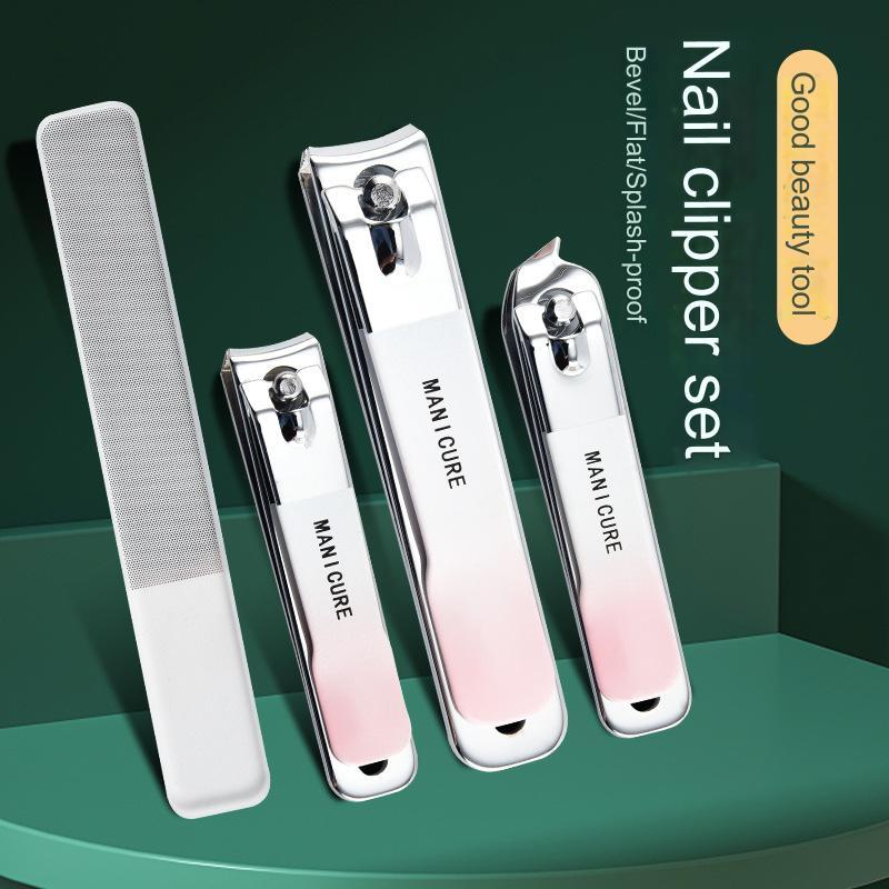Nail clipper set, high-end portable nail clipper set, diagonal cutting ...