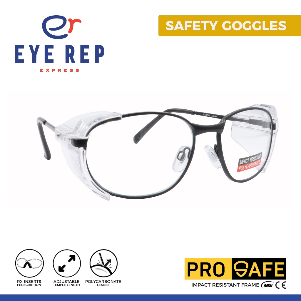 ProSafe ARMOUR Safety Prescription Goggles/Glasses for Men/Women ...
