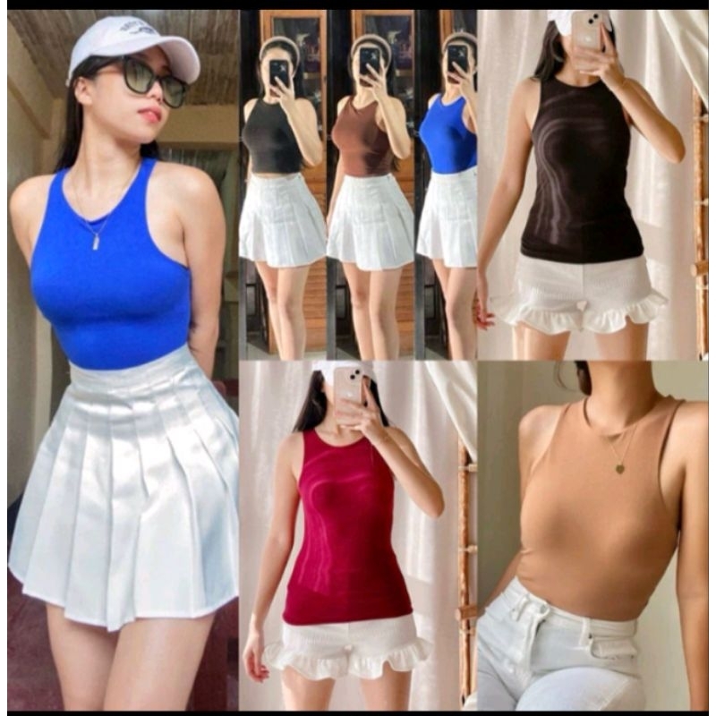 SAM Double Lining Tank tops(S-M & L-XL AVAILABLE) | Shopee Philippines