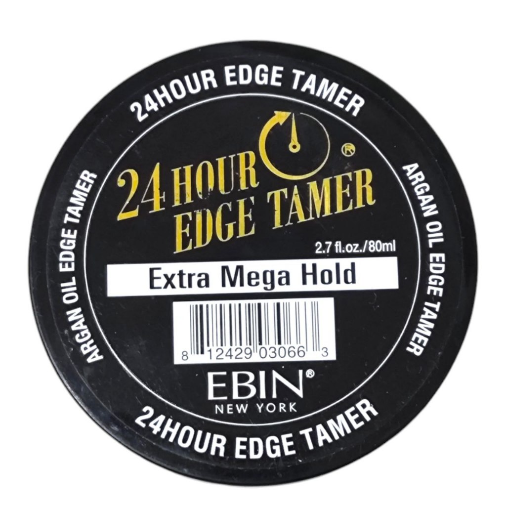 24 Hour Edge Tamer Extra Mega Hold Hair Styling Gel, No Flaking, No ...