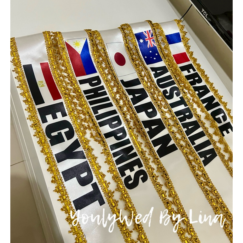 Sash For United Nation (FOR KIDS and ADULT) | Shopee Philippines