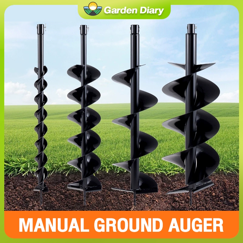 Garden planting, digging pits, manual garden drill bit, spiral rod ...