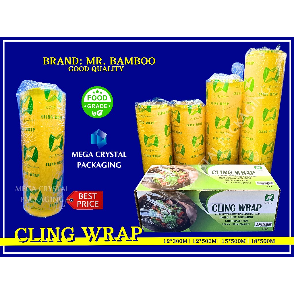 Formosa / Nanya / Suki Food Plastic Wrap / Croco / Mr. Bamboo Cling ...