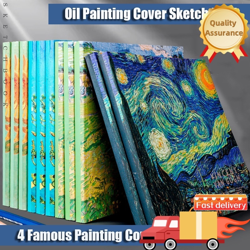 20K Van Gogh Sketchbook 80 Sheet Watercolor Paper Sketch Pad Art Book ...