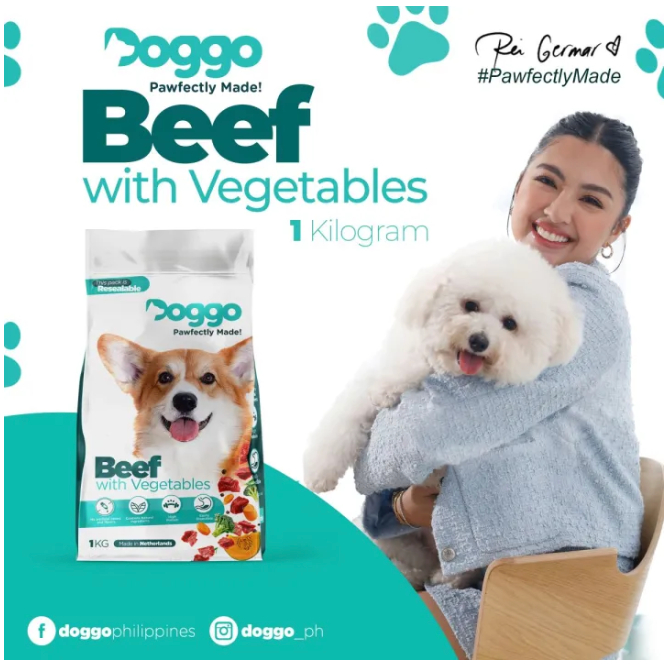 Doggo Dry Dog Food Beef w/ Vegetables / Lamb w/ Vegetables 1kg Original ...