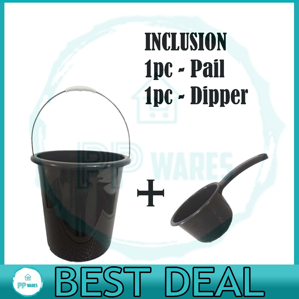 Minimalist Classy Timba & Tabo | Water Storage Bucket | Water Dipper ...