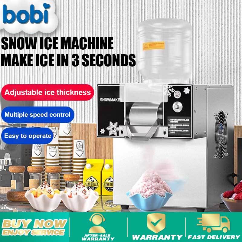 BOBI Snowflake ice machine, commercial continuous ice machine 60/120KG ...