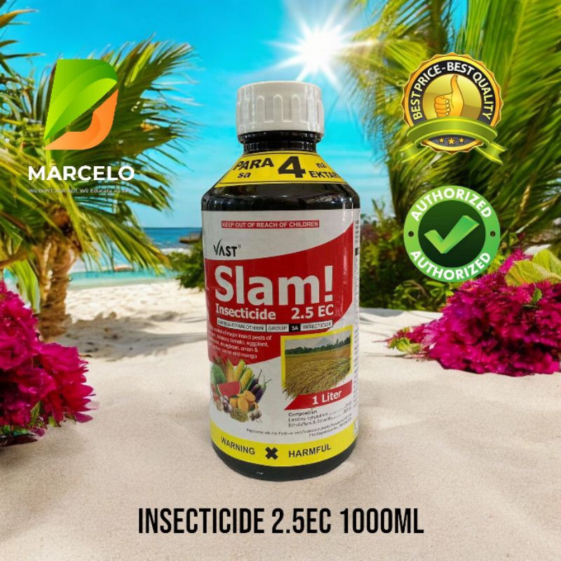 Slam Insecticide 2.5EC Lamda-Cyhalothrin 1000ml | Shopee Philippines