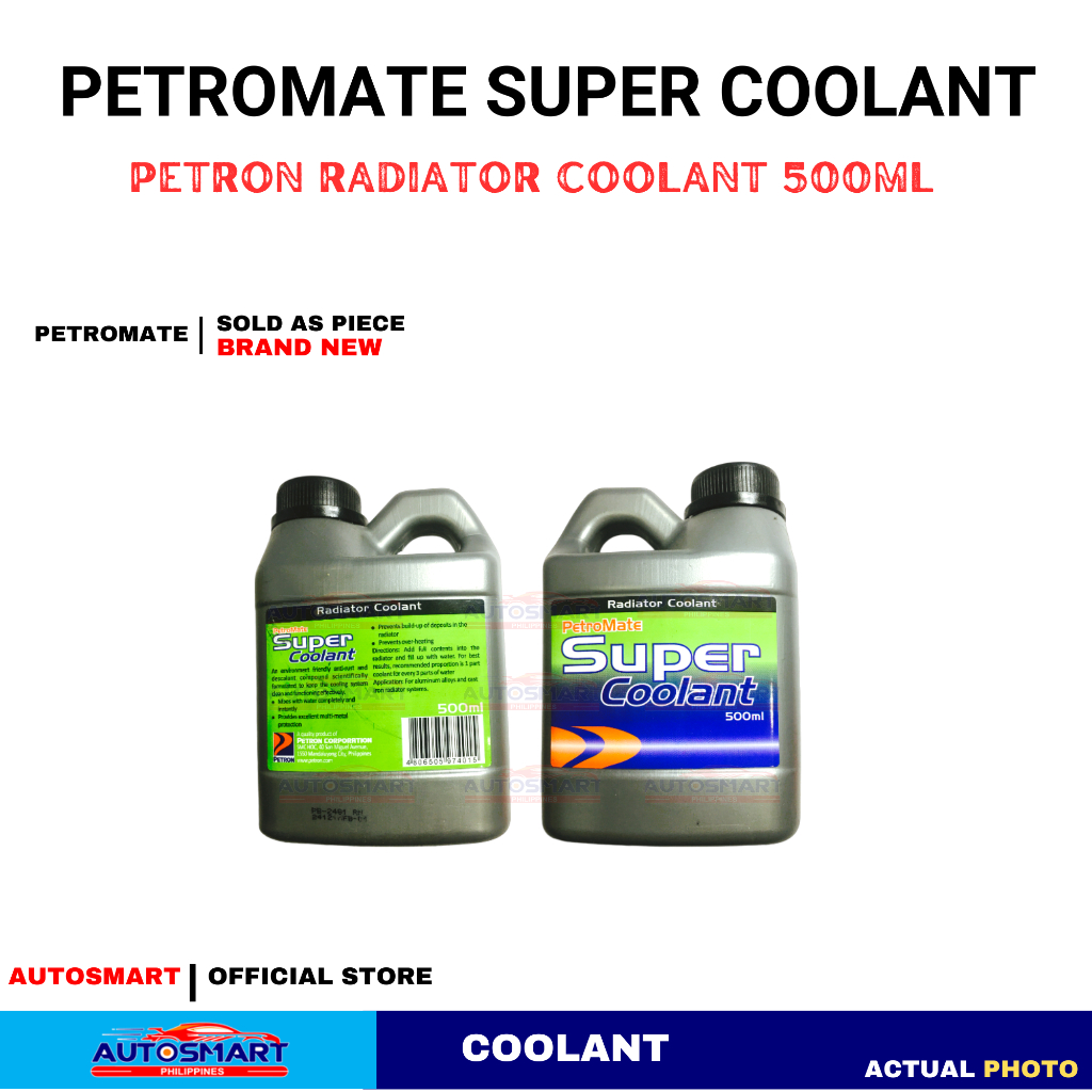 PETROMATE SUPER COOLANT Petron Radiator Coolant 500ml | Shopee Philippines
