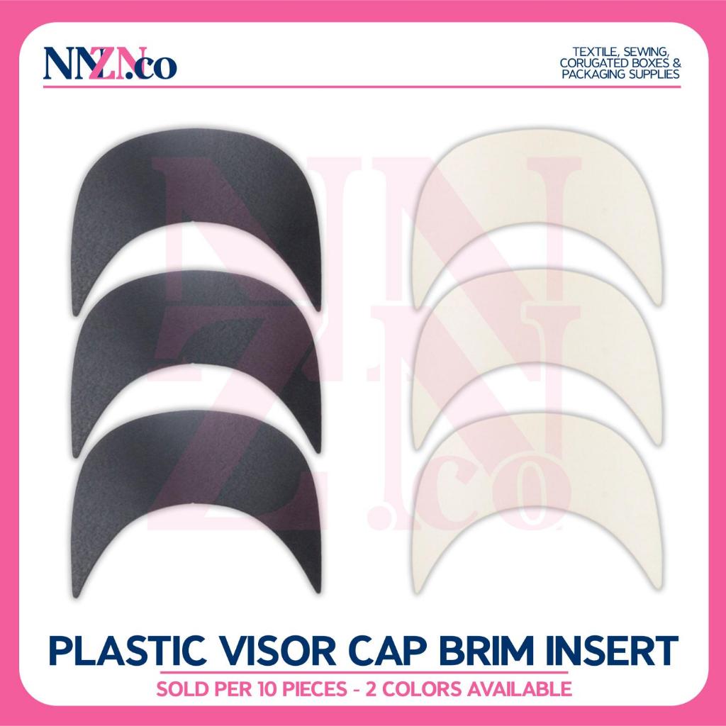 NNZN (Sold per 10 Pieces) Plastic Visor Cap Brim Insert for Caps - 2 ...
