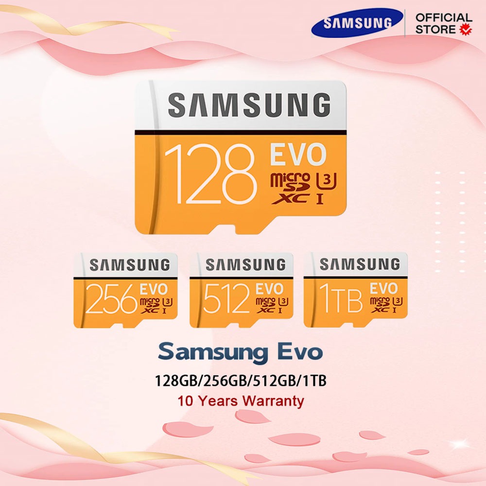Samsung EVO Micro SD Card 128GB 256GB 128GB 1TB Memory card with ...