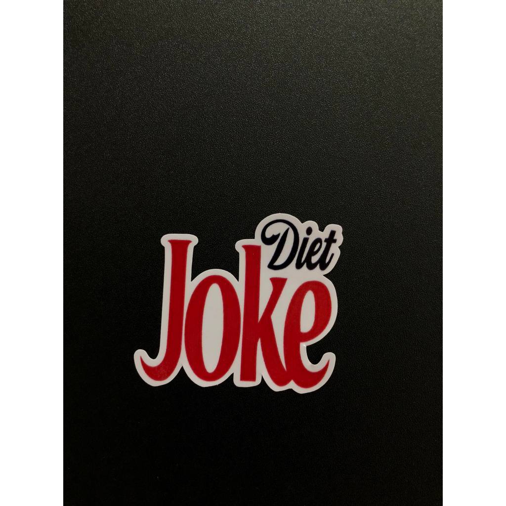 Diet Joke 4 Inches pinoy spoof Glossy Sticker | Shopee Philippines