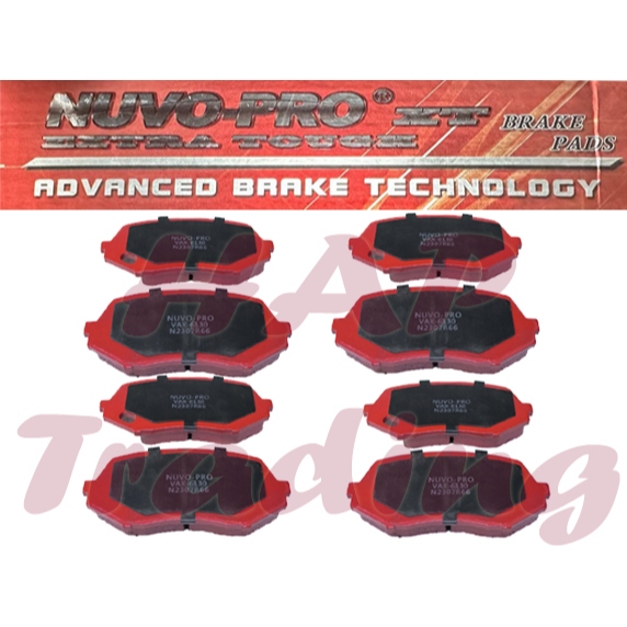 NUVO BRAKE DISC PAD VA-6130K/VAX-6130K FRONT Mitsubishi Canter (123 x ...