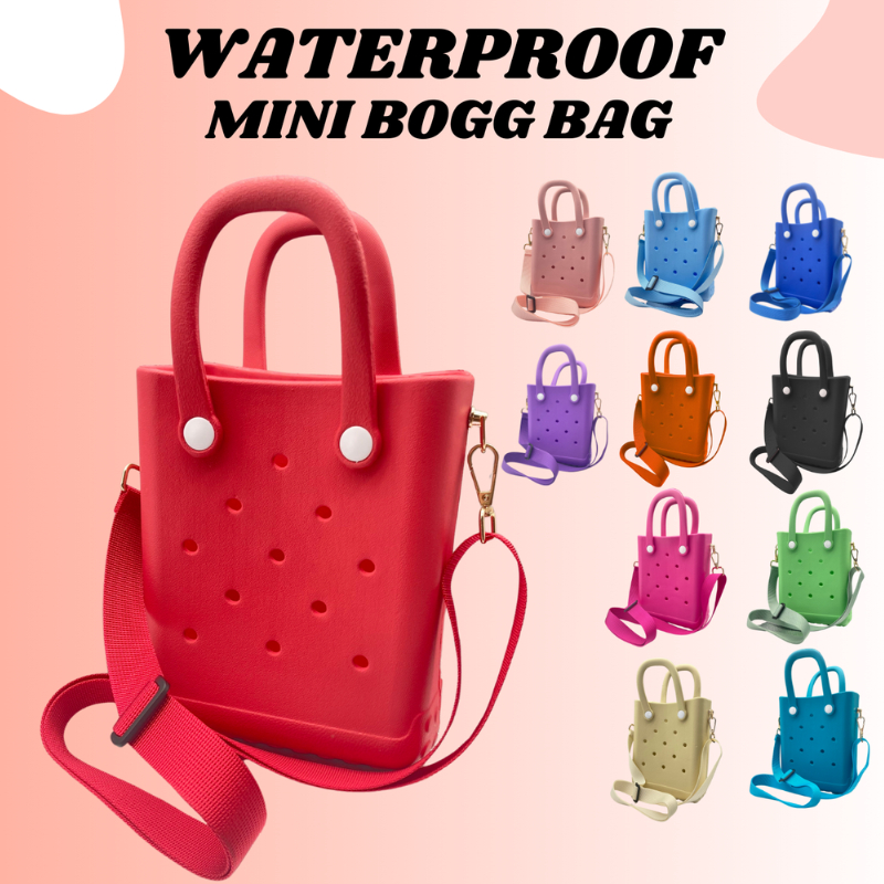 Mini Rubber Summer Beach Bag Eva Hole Travel Tote Waterproof Bogg ...