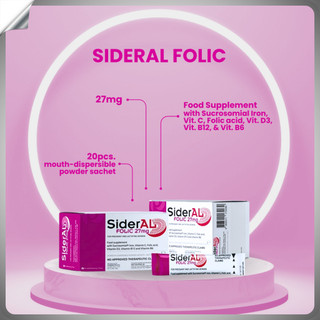 Sideral Folic 27mg/sachet | Shopee Philippines