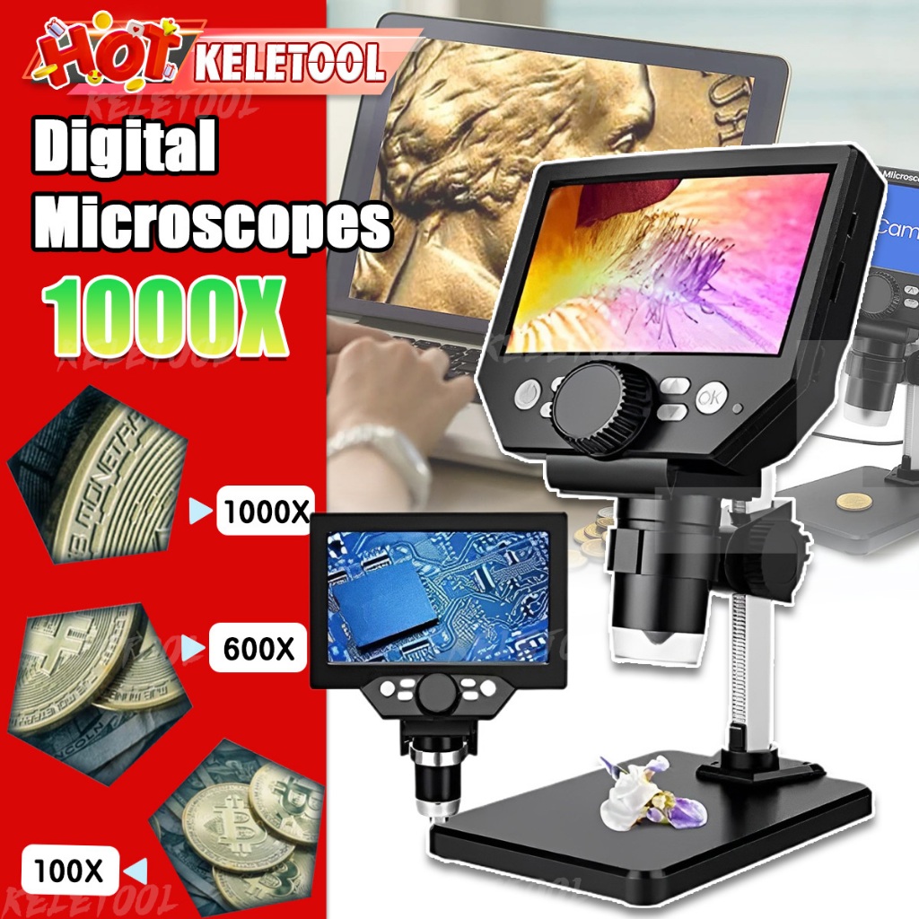 Microscopes Digital LCD Display Electron Industrial 10 Megapixel ...
