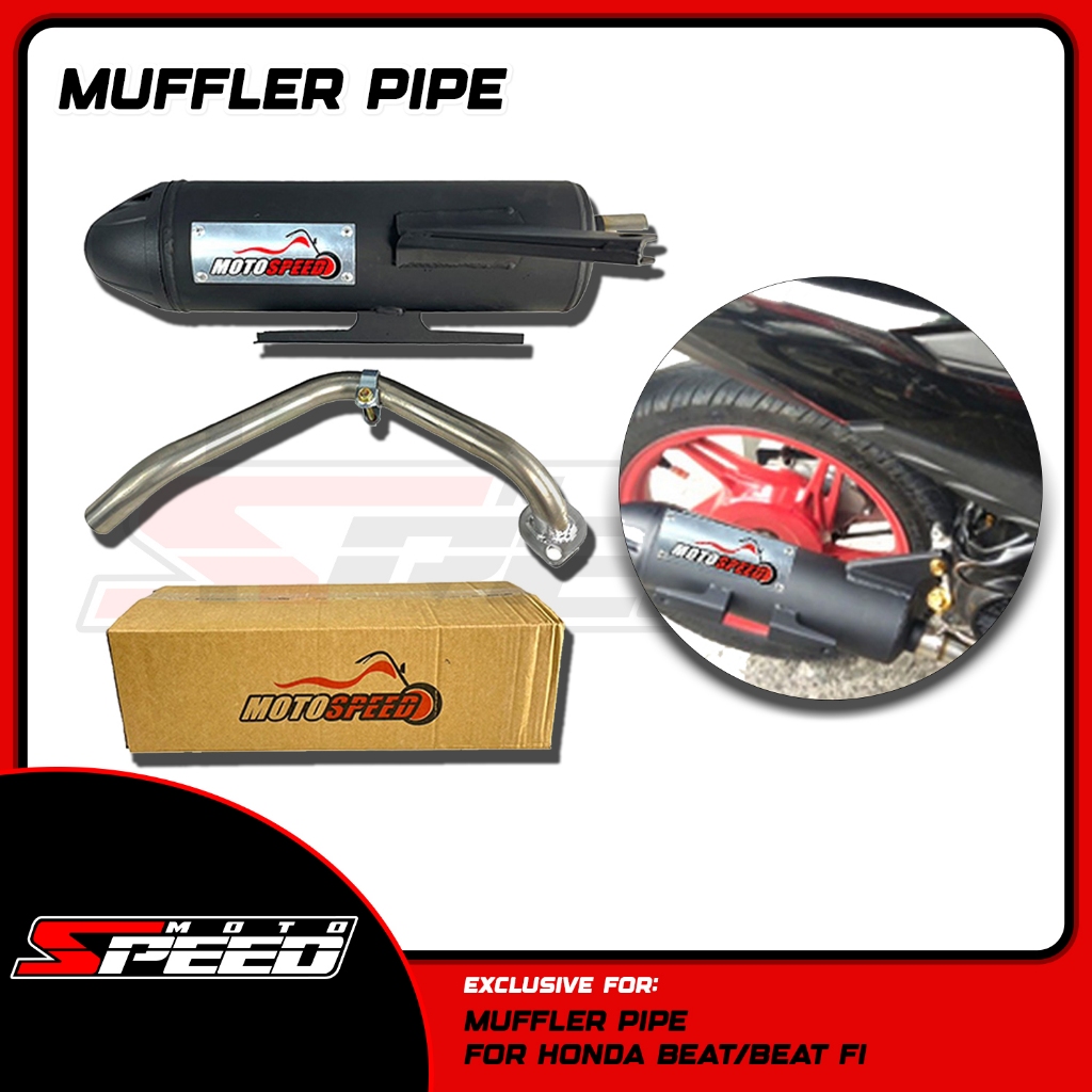 MOTO SPEED SHOP MUFFLER PIPE FOR HONDA BEAT/BEAT FI MADE IN THAILAND ...