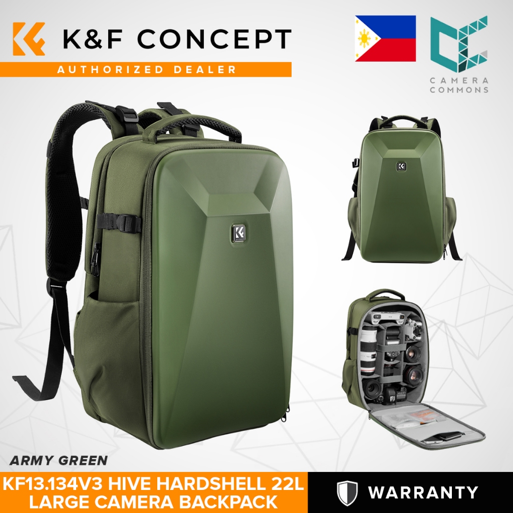 K&F Concept KF13.134 Hive HardShell 22L Large Camera Bag Backpack 15-15 ...