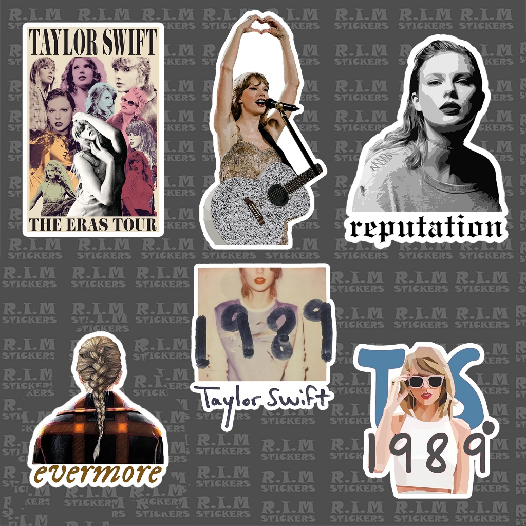 TAYLOR SWIFT Vinyl Stickers Waterproof High Quality (2.5"x3") | Shopee ...