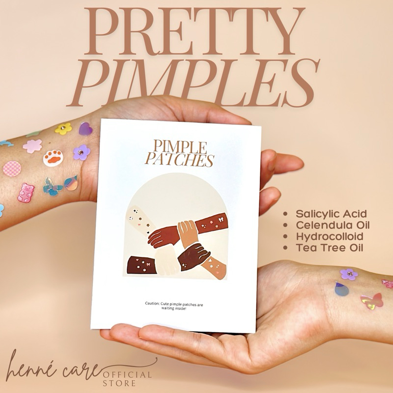 HENNÉ PRETTY PIMPLES - Pimple Patches (Cute Designs) | Shopee Philippines