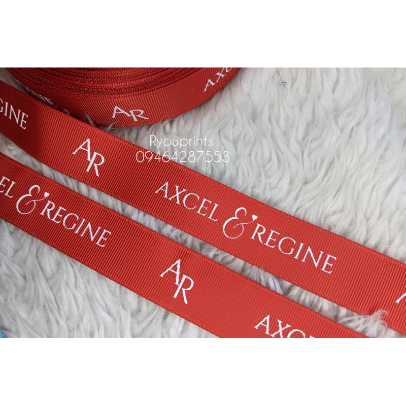 PERSONALIZED WEDDING RIBBONS ( Souvenirs and giveaways) | Shopee ...