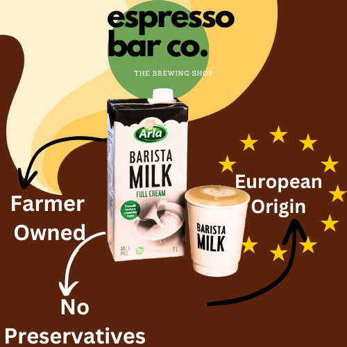 Arla Pro Barista Full Cream Milk 1L - Perfect for Coffee, Lattes ...