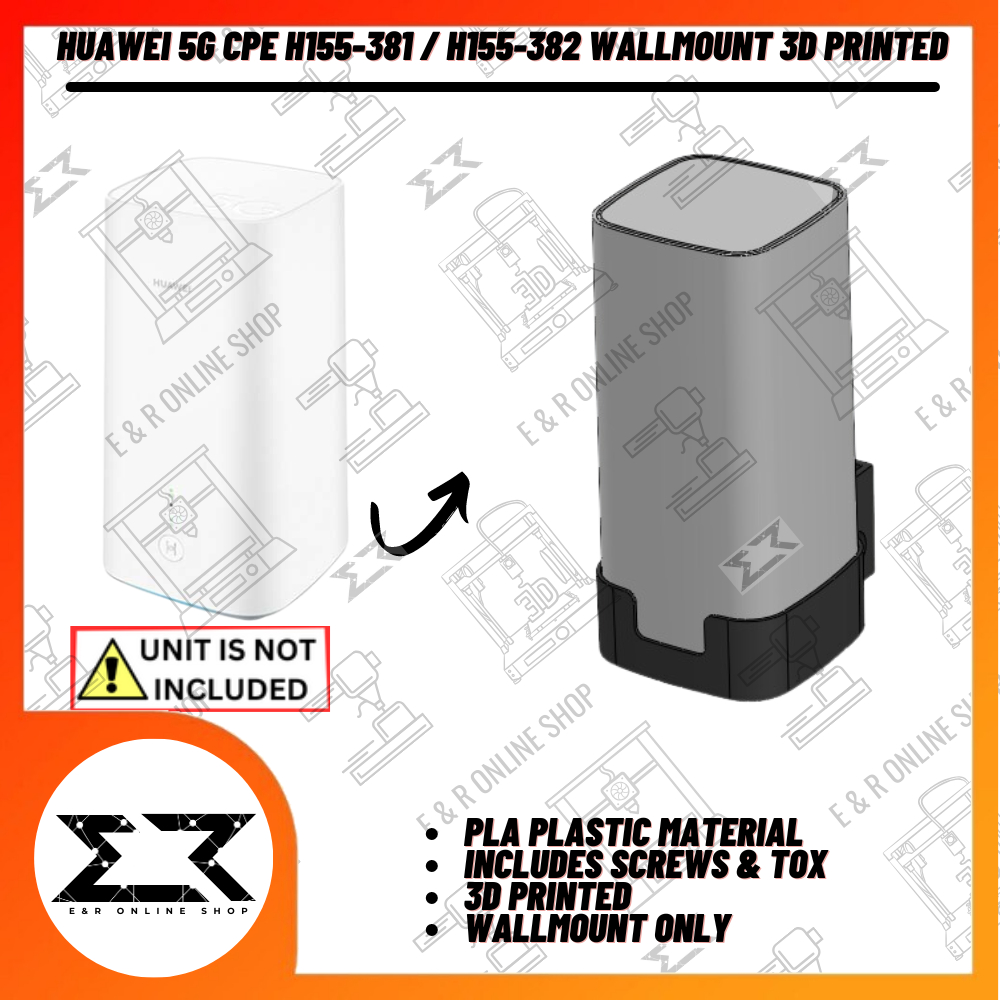 3D PRINTED WALL MOUNT FOR 5G CPE H153-381 / H155-382 | Shopee Philippines