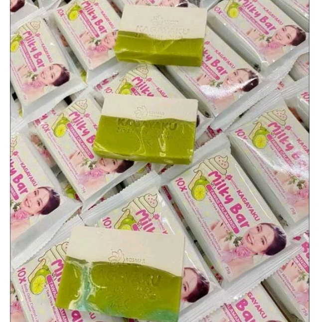 3PCS Rosmar Kagayaku Milky Bar Soap 75G, Rosmar Tawas Calamansi Soap ...