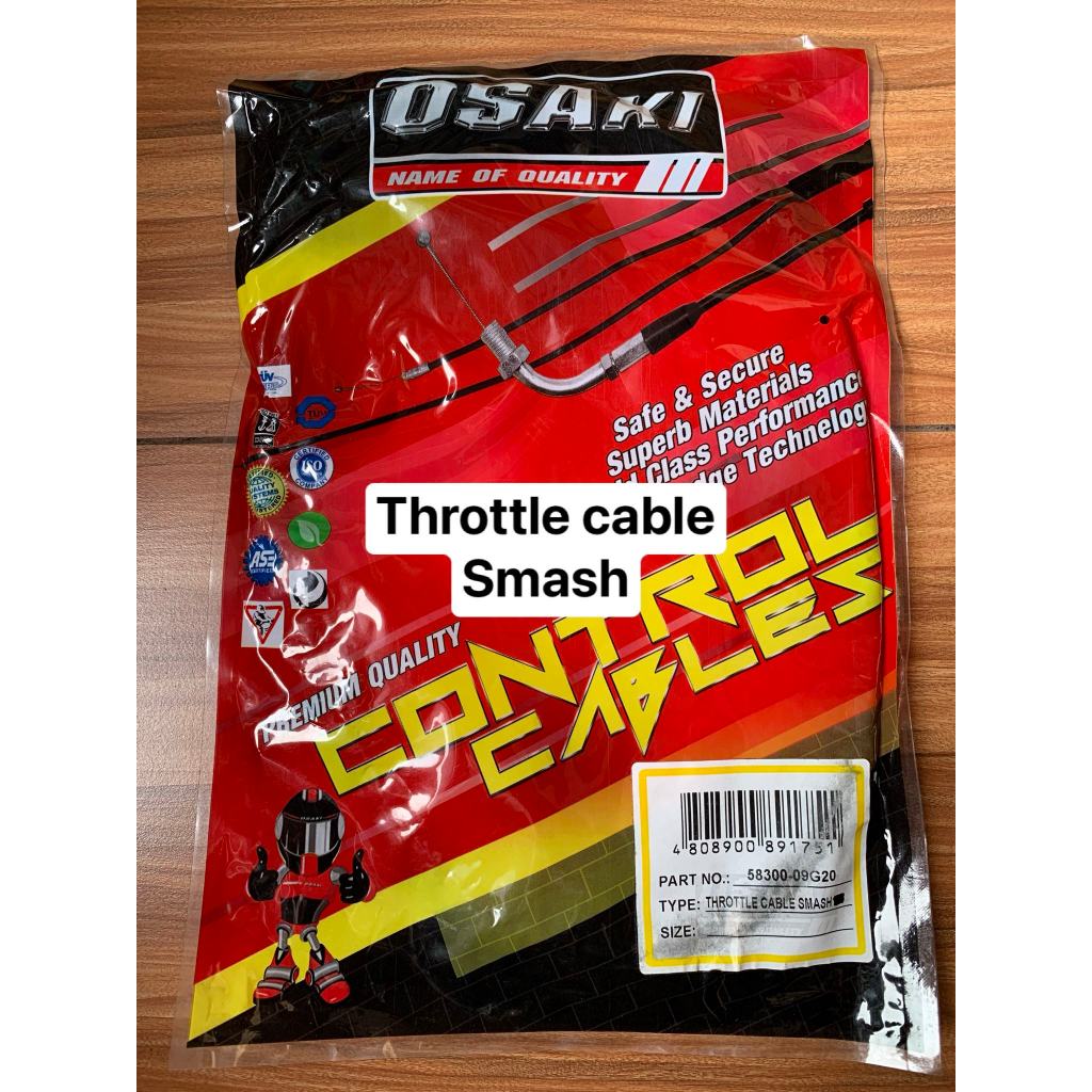 OSAKI THROTTLE CABLE SMASH | Shopee Philippines