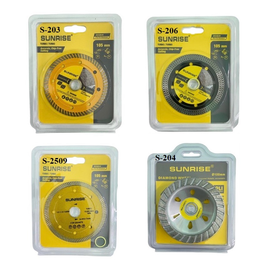 SUNRISE Diamond Disc Superthin '4 for Granite, Tiles, Marble, etc ...