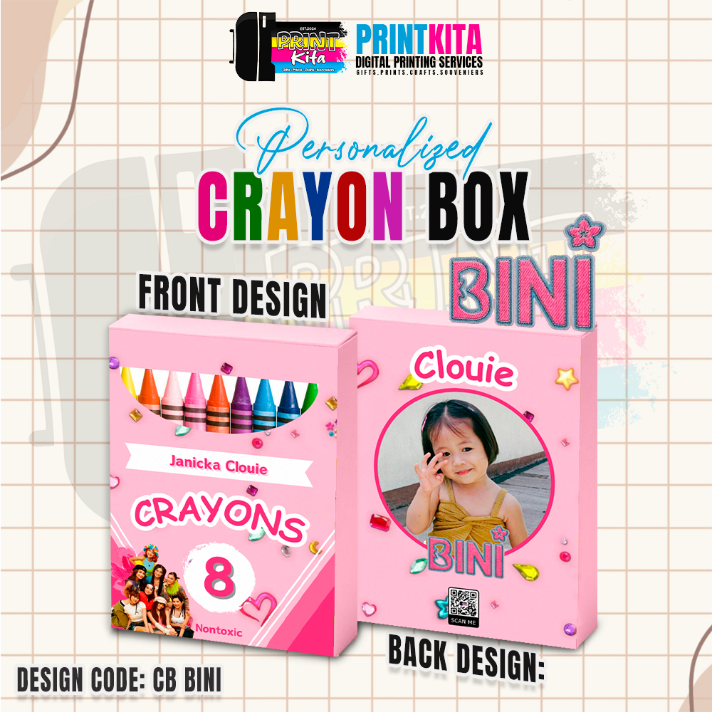 Personalized Crayon Box for Kids | Custom Name Crayons | Souvenir and ...