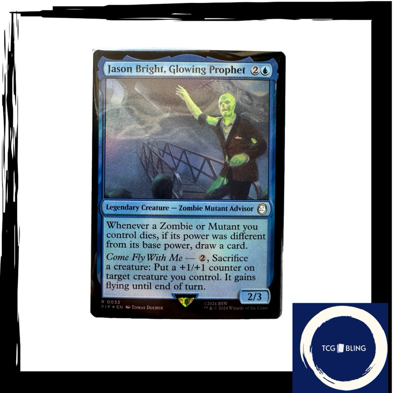 Jason Bright, Glowing Prophet MTG - Universes Beyond: Fallout (FOIL ...
