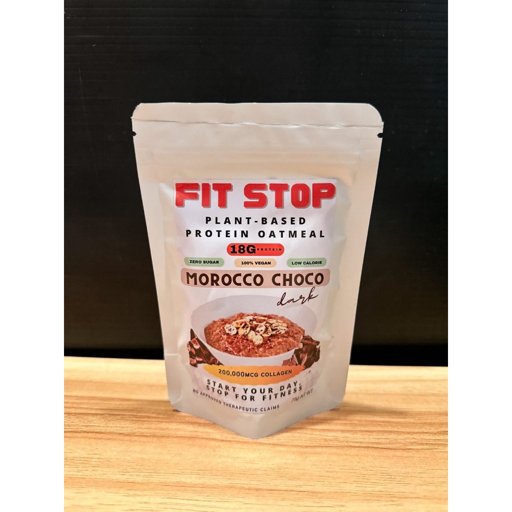 Fit Stop Plant-Based Protein Oatmeal 75g | Shopee Philippines